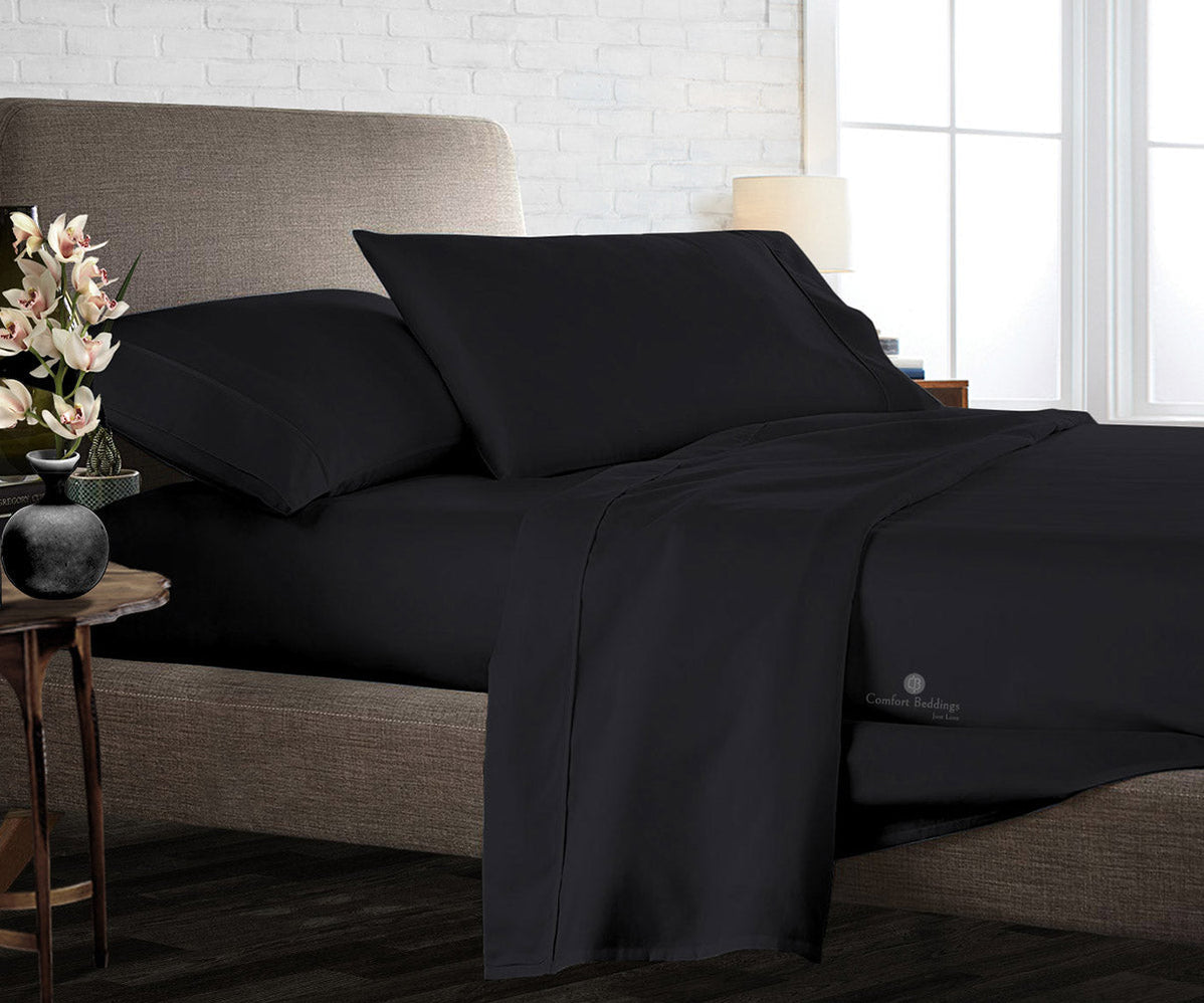 Black Bed Sheets | Comfort Beddings