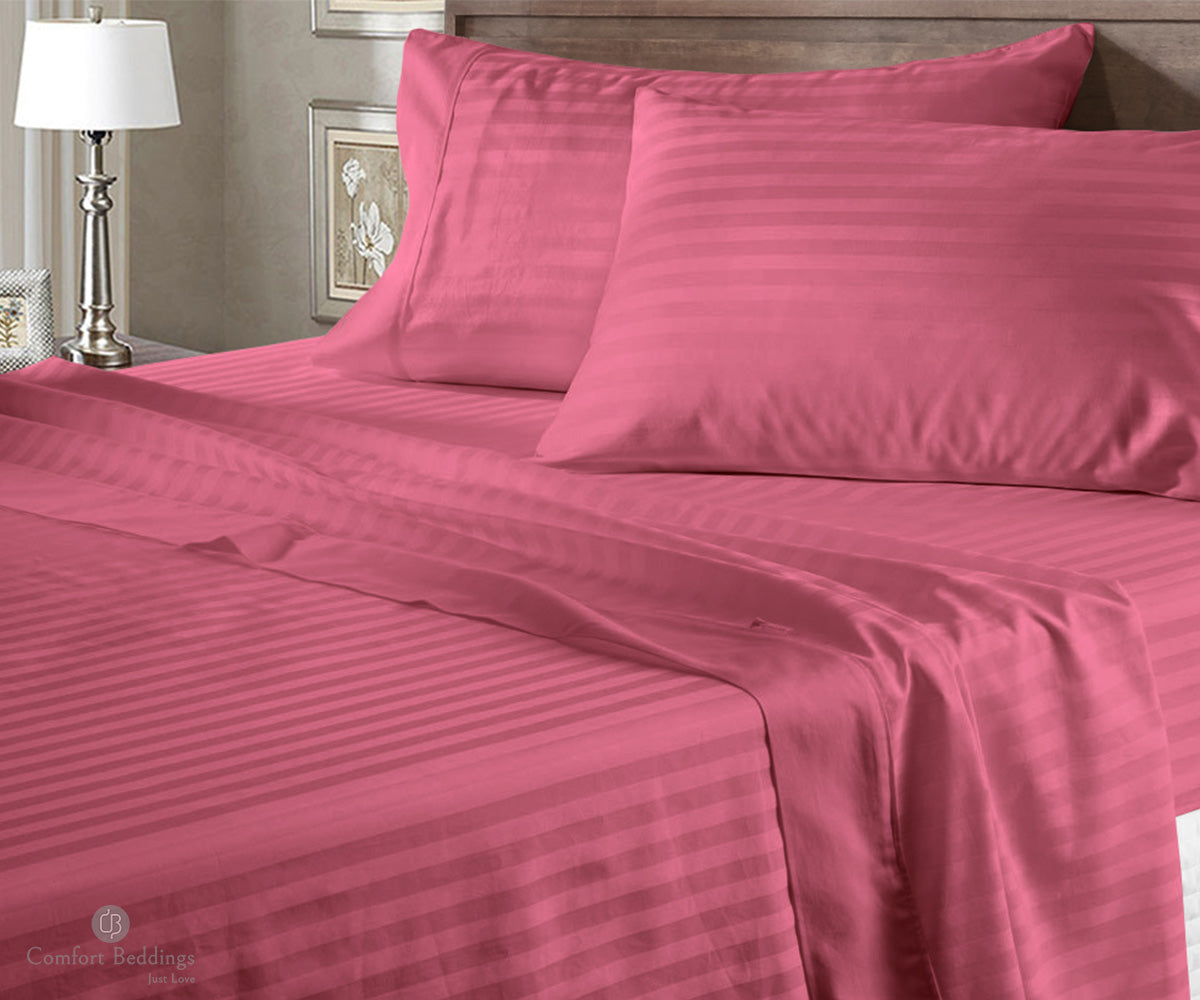 Roseberry Stripe Bed Sheets | Comfort Beddings